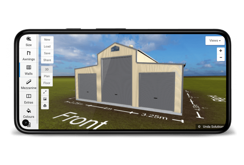 Web Shed - Online 3D Shed Designer